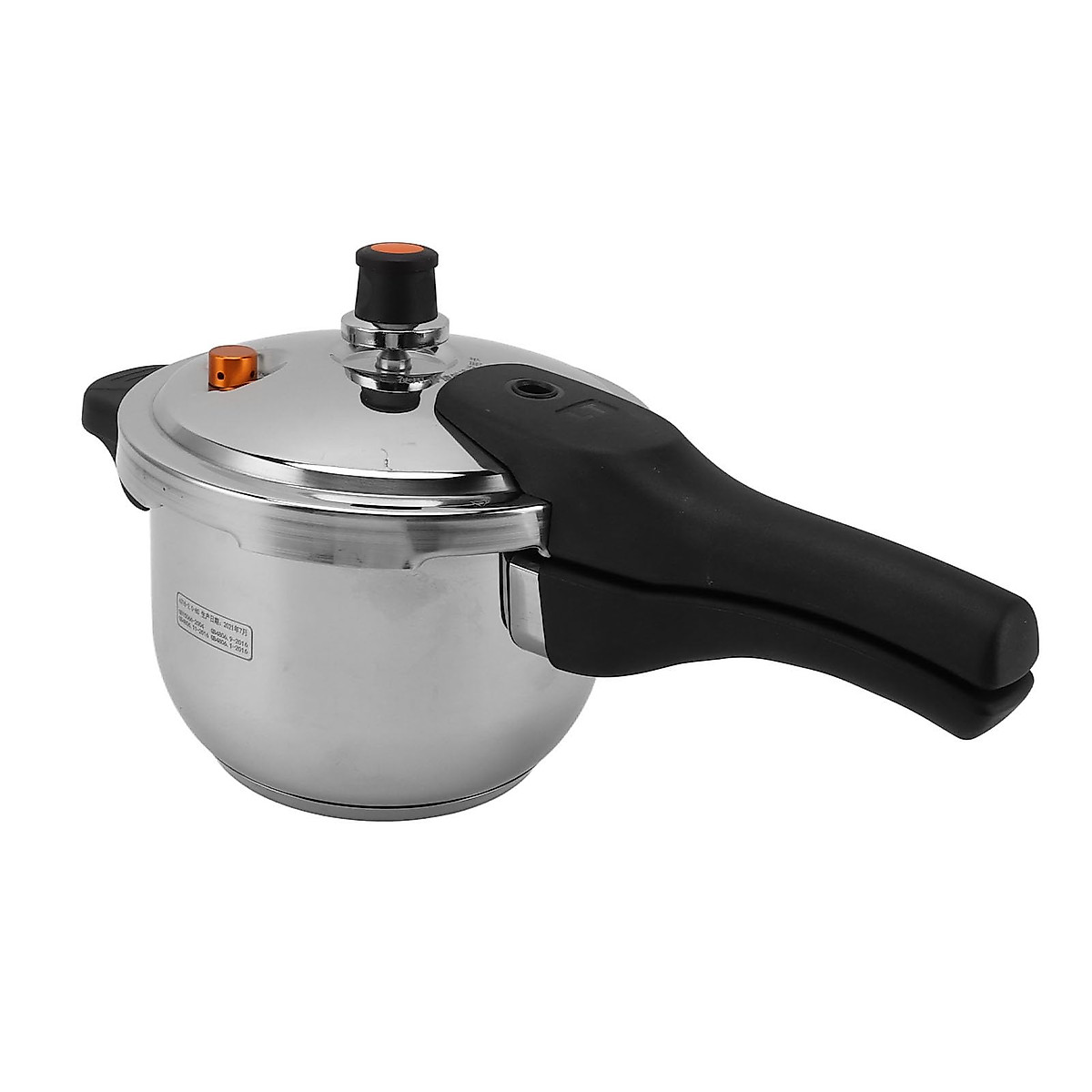 Pressure Cooker, 16cm Safety Valves 304 Stainless Steel and Plastic Electric Pressure Cooker Rapid Heating Pressure Cooker Kitchen Tool for Cooking