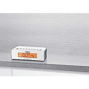 Sangean RCR-5 Digital AM/FM Clock Radio, White