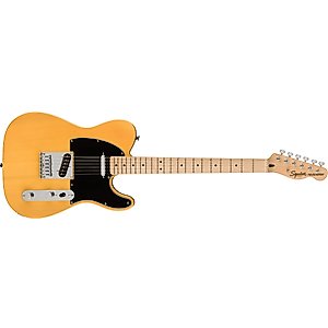 Squier Affinity Series Telecaster Electric Guitar, with 2-Year Warranty, Butterscotch Blonde, Maple Fingerboard
