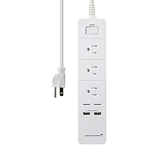 DPI Amped Wireless Wireless Smart Strip AWPS248W - 3 x AC Power, 2 x USB - 1850 VA - 120 V AC, 5 V DC Output
