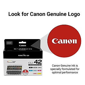 Canon CLI-42 8 PK Value Pack Ink, 8 Pack Compatible to PIXMA PRO-100