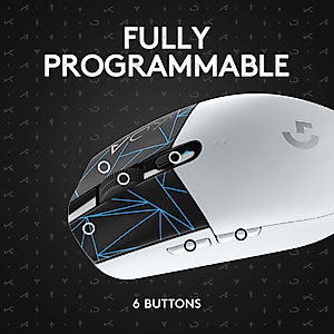 Logitech G305 K/DA Lightspeed Wireless Gaming Mouse, Mint, 99g, 12000 DPI, 6 Programmable Buttons, 250h Battery Life, On-Board Memory, Compatible with PC/Mac