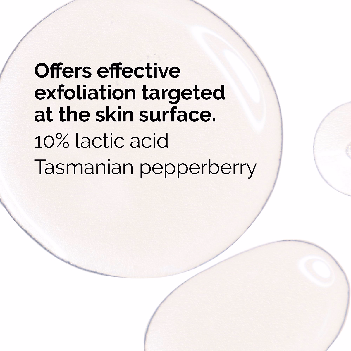 The Ordinary Lactic Acid 10% + HA 2%, High-Strength Exfoliating Serum for Smoother, Brighter Skin, 1 Fl Oz