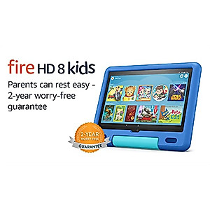 Amazon Fire HD 10 Kids tablet, 10.1", 1080p Full HD, ages 3–7, 32 GB, Sky Blue