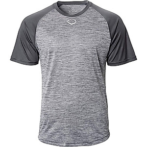 EvoShield Adult E304 Performance Pullover Tech Tee - Charcoal, X-Large