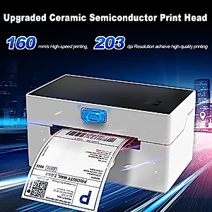 TEROW Printer 9220 Thermal Label Printer 4x6 Shipping Label Printer with 160mm/s High-Speed and Auto Label Detection for Amazon, UPS and Ebay, Support Multiple Systems(with a Label Holder)