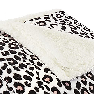 Betsey Johnson | Fleece Collection | Blanket - Ultra Soft & Cozy Plush Fleece, Lightweight & Warm, Perfect for Bed or Couch, Queen, Leopard