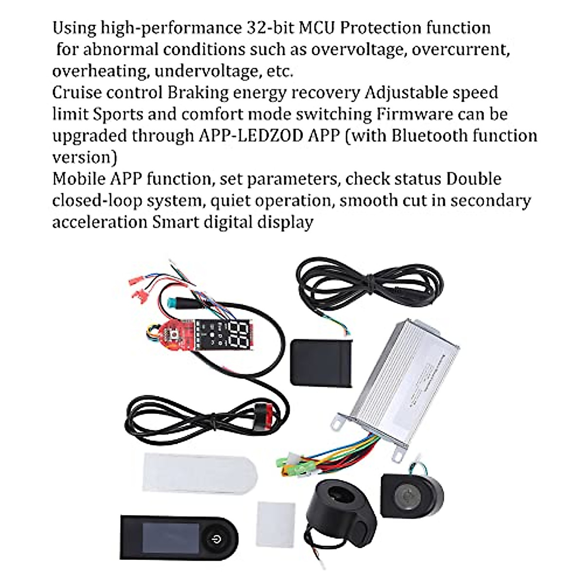 Scooter Controller Board 350W 36V Electric Scooter M365/PRO Dashboard Control Brakes and Displays with APP Control & Digital Display Function Controller Kit for Xiaomi M365 /Pro Scooter Parts