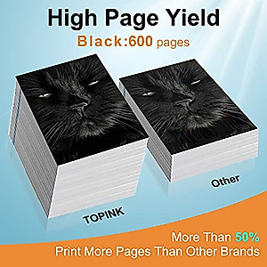 Topink Remanufactured Ink Cartridge Replacement for Canon PG-240XL 240 XL use with PIXMA TS5120 MG3620 MG3520 MG3522 MX532 MX452 MG3122 High Capacity Ink (2 BK)