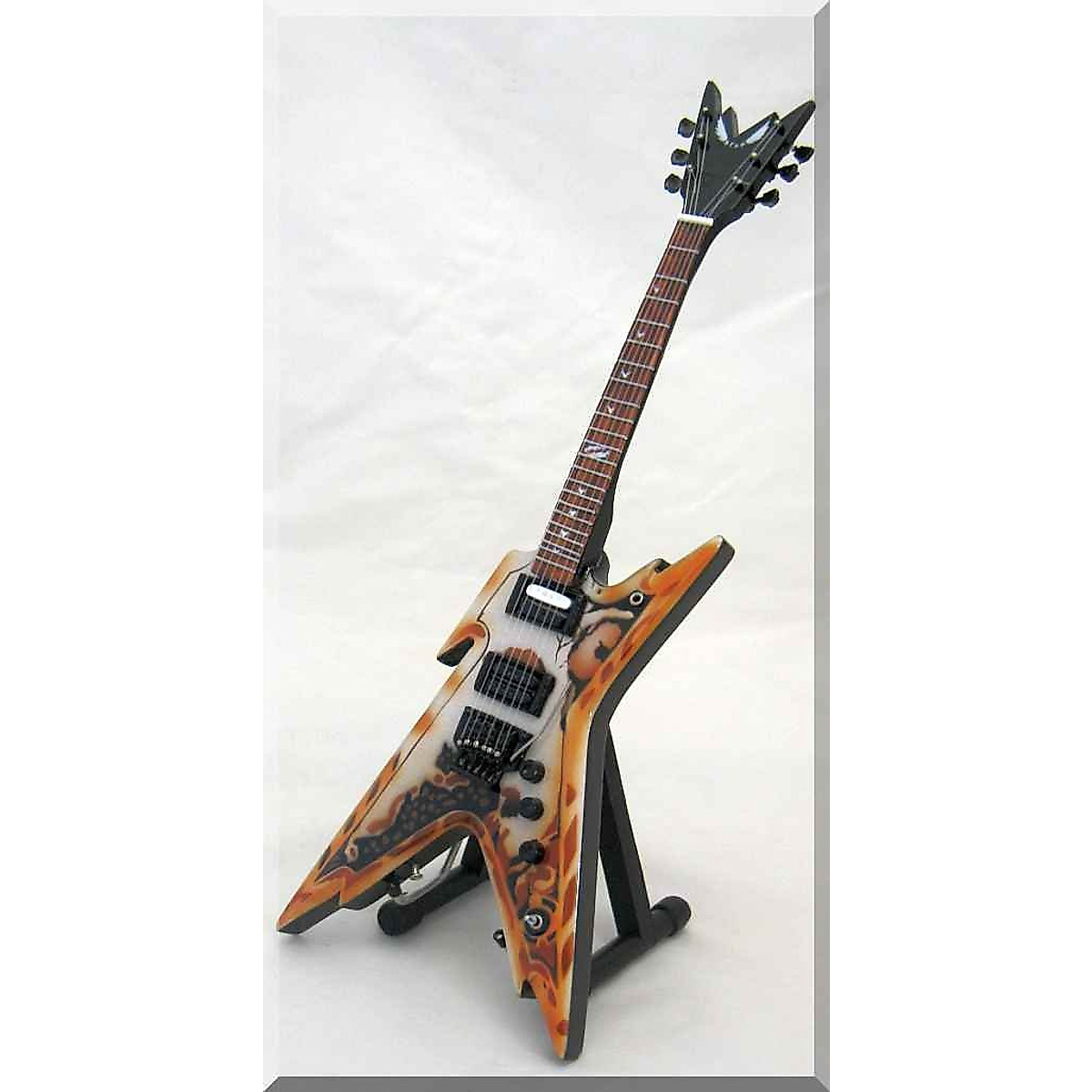 ARTSTUDIO35 Miniature Guitar Razorback Rustic Pantera