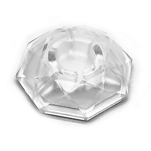 Jiayouy Clear Diamond Style Guitar Effect Pedal Footswitch Toppers Foot Nail Cap Protection Cap for Guitar Effect Pedal Protection Cap 16-Pack