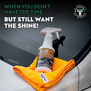 TopCoat Spritz Quick Detailer Spray - Car Detail Spray - Surface Drywash - Exterior Care Products - 16-Ounce Spray Bottle