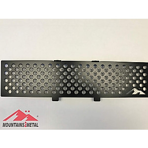 Mountains2Metal Bullet Holes Powder Coated Black Stainless Steel Bumper Grille Insert Compatible with 2009-2014 Ford F-150 M2M #100-310-1