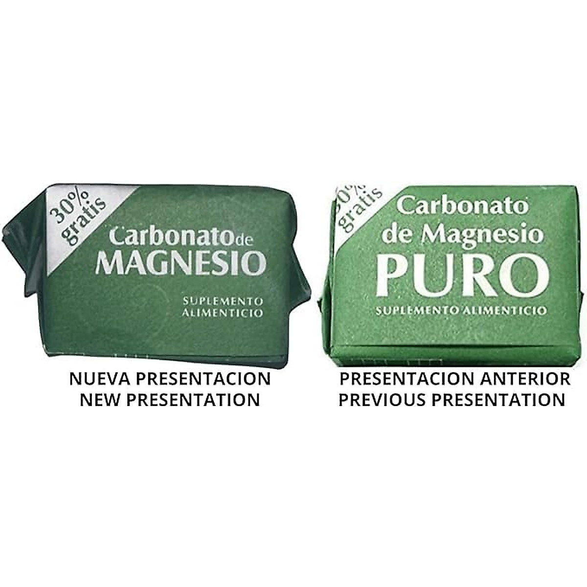 Magnesium Carbonate 7grs - Carbonato de Magnesio Puro (Pack of 3)