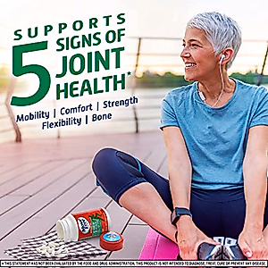 Move Free Advanced Glucosamine Chondroitin MSM Joint Support Supplement, Supports Mobility Comfort Strength Flexibility & Bone - 120 Count (Pack of 3)