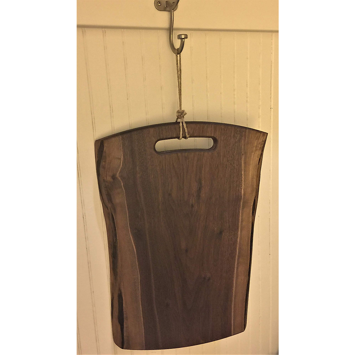 Black Walnut Gorgeous, Unique, Forest-to-Table Double Live-Edge Wood Charcuterie/Appetizer/Dessert/Grazing/Cheese/Cutting Board 20" x 12.5".