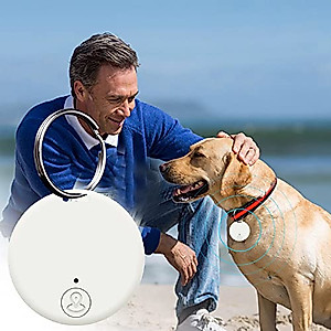 Portable Mini Tracker Bluetooth 5.0 Smart Anti-Lost Real Time Tracking Locator Item Finder Device for Keys Wallets Cell Phone Luggages Bags Kids Pets
