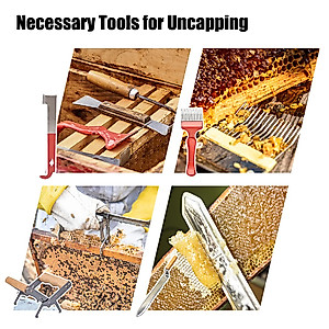 Beekeeping Supplies Bee Keeper Starting Kit 20 Pcs Beekeeping Tool Kit Bee Smoker Kit,Bee Keeping Supplies-All Starter Kit