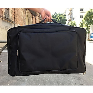 TUOREN Portable Gig Bag Guitar Effects Pedal Board Carry Bag 23.6 x 13 x 4inch Black