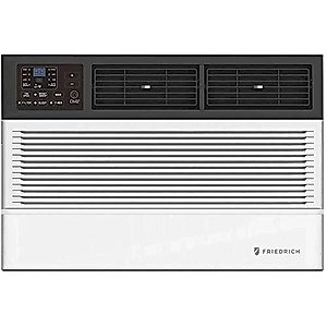 Friedrich CEW08B11A Chill Premier Smart Air Conditioner Window Unit, WiFi Mobile Control, White, Heating & Cooling Capacity (8000 BTU)