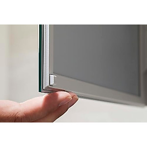 KOHLER K-55060-NA Embark Medicine Cabinet, Adjustable Shelves with Mirrored Door, 16" x 20"