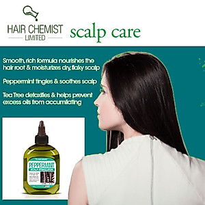 Hair Chemist Peppermint Scalp Stimulator 7.1 oz. - Scalp Leave in Mint Scalp Treatment and Scalp Moisturizer, Natural Scalp Treatment for Women & Men
