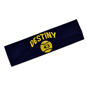 Funny Girl Designs Design Your Own Personalized Softball Cotton Stretch Headband
