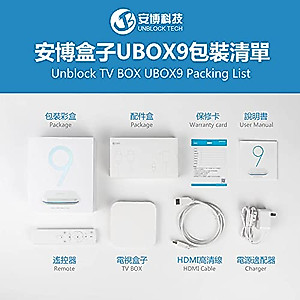 Unblock Tech UBOX9 PRO MAX 2022 Real 6K HD Ambo Box Oversea Version