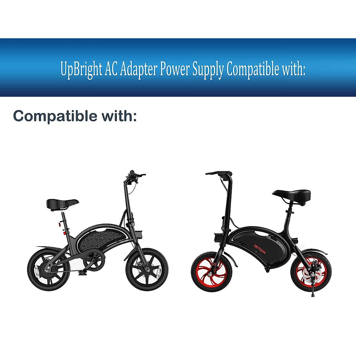 UpBright 42V AC/DC Adapter Compatible with Jetson Bolt Pro Folding Electric Scooter Bicycle Bike JBOLT-BLK JBOLT-BKR JBOLT-BKG JBOLT-RED-BT JBLTP-BLK Metro 36V Lithium-ion Battery PJBOLT19-CH Charger