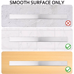 Magnetic Knife Holder, VanlonPro Stainless Steel Knife Magnetic Strip for Wall, Heavy Duty Magnet Strip for Knives, Magnetic Tool Organizer, Kitchen Utensil Holder, Easy Install Rack (20 Inch, Silver)