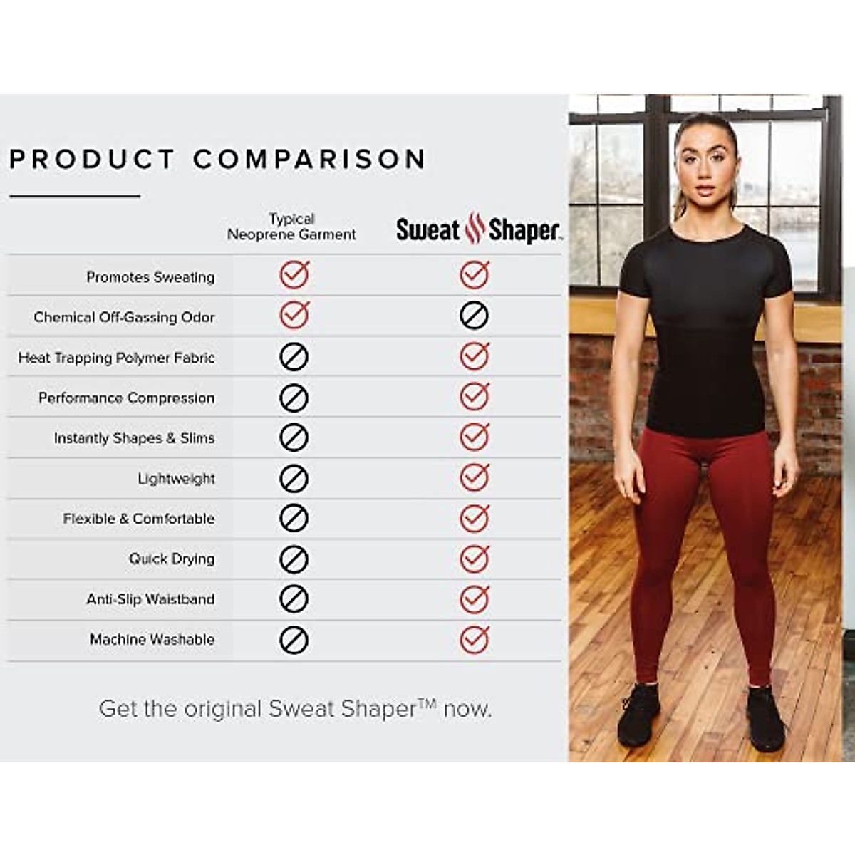 Sweat Shaper Women's Athletic Tee, Short Sleeve High-Performance Compression T-Shirt, Performance Baselayer Workout Shirt (Black, 3X-Large)