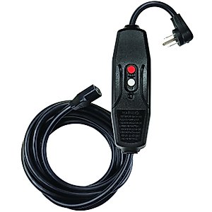 Tower Manufacturing 30376018-01 Auto-Reset 15 AMP Vending Machine GFCI Cord, 10 Feet, Black
