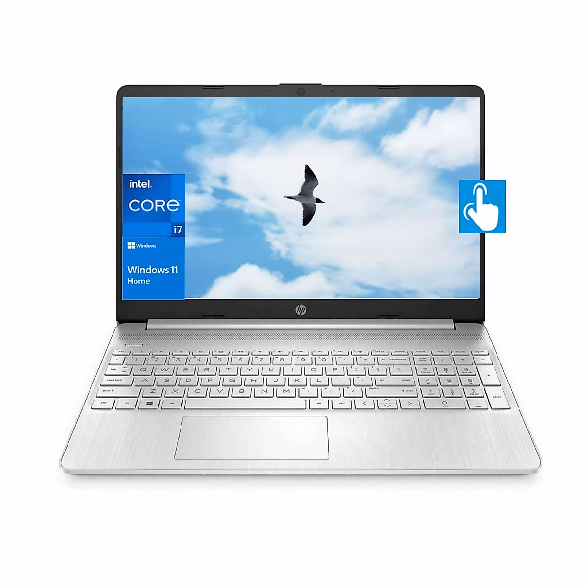 HP Pavilion 15 Business Laptop, 11th Gen Intel Core i7-1165G7 Processor, 32 GB RAM, 1 TB NVMe SSD, Touch Screen Full HD IPS Micro-Edge Display, Windows 11 Home, Compact Design, Long Battery Life