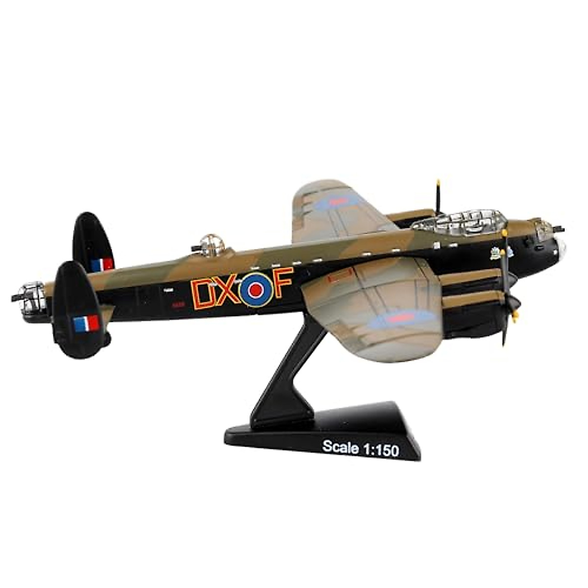 Daron Worldwide Trading Postage Stamp RAF Lancaster 1/150 Just Jane Airplane Model