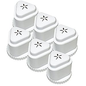 Nispira Water Pitcher Filter Replacement For Epic Pure, Seychelle, Aquagear Dispenser | Removes Fluoride, Chlorine, Lead, Odor and More | 150 Gallon 6 Packs