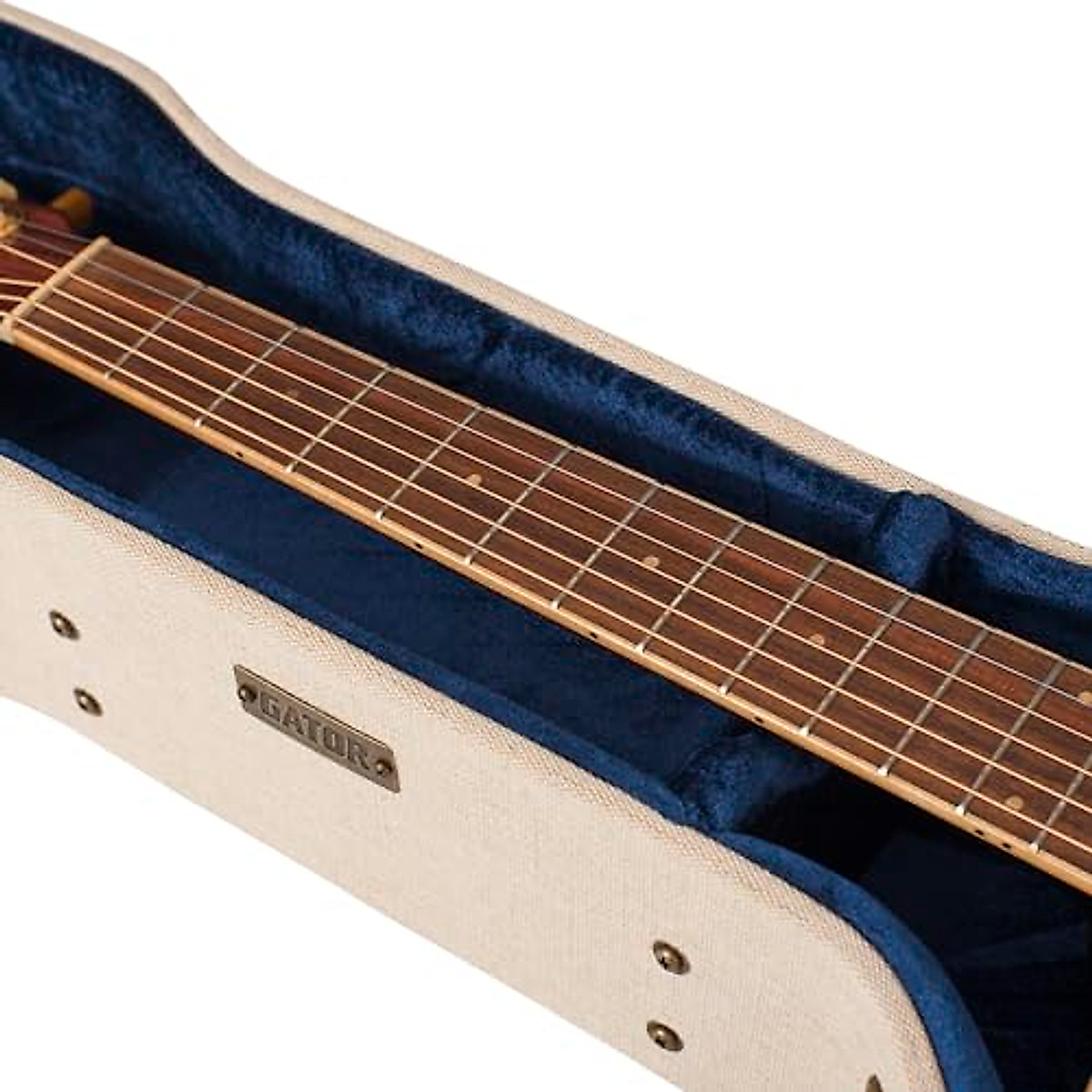 Gator Cases Journeyman Series Deluxe Wood Case for Acoustic Guitars (GW-JM-DREAD)