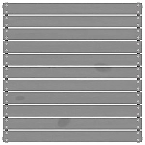 Solid Pinewood Patio Footstool Features a Modular Design for Home Garden Lawn Porch Poolside, Easy to Move Around Outdoor Furniture, 25" x 25" x 11.2", Gray