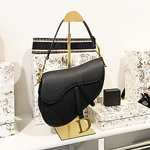 Royxen 3 Pack Handbag Rack Stainless Steel with Adjustable Height, Purse Display Stand (Gold)