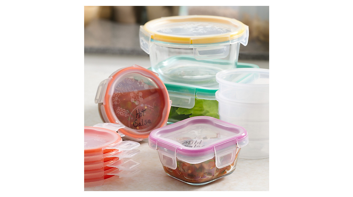 Snapware 10-Piece Glass Food Storage Set - Airtight & Leak-Proof