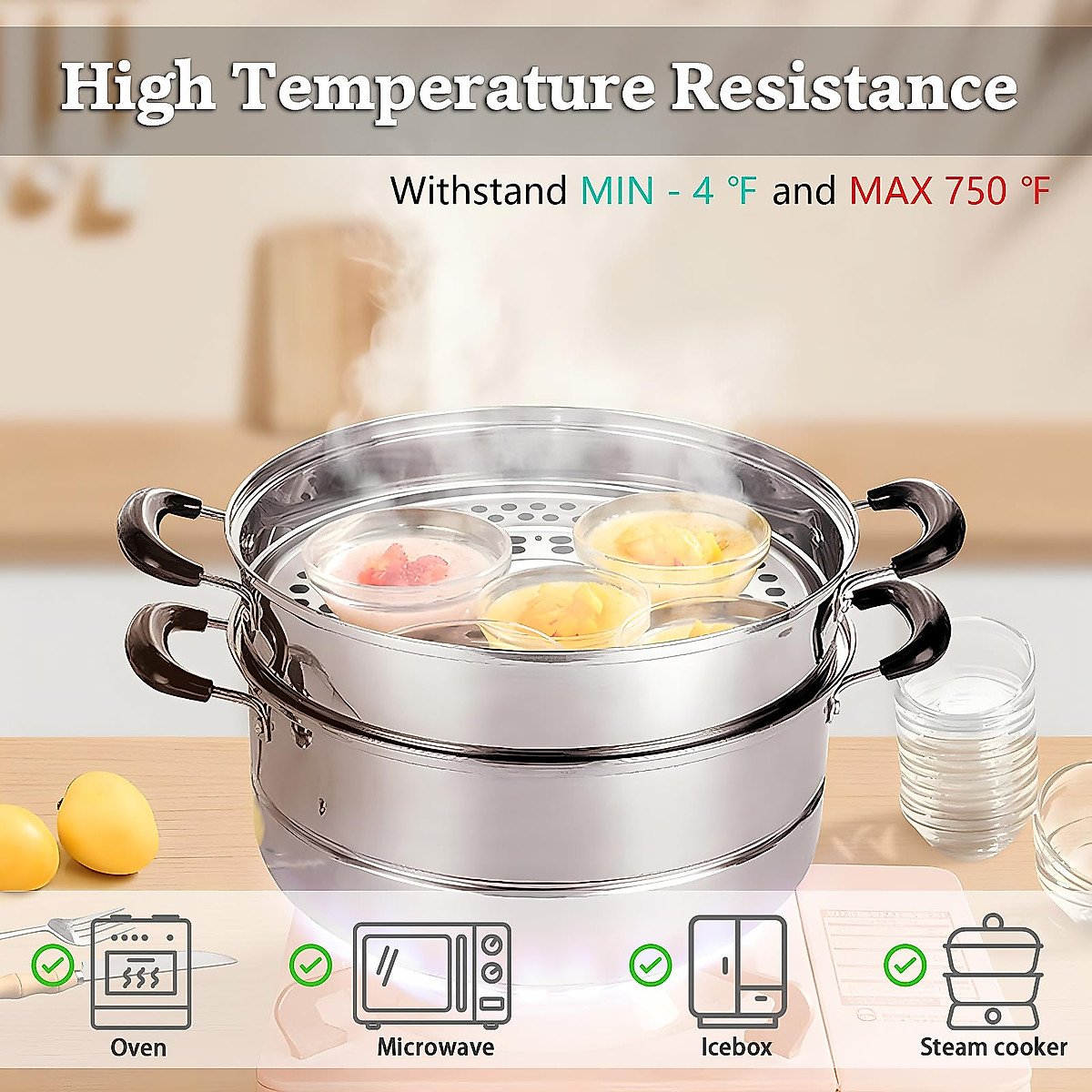 PARBEE 3" Clear Glass Pinch Bowls, 10 Pack 2.5oz Small Prep Dishes Stackable Ingredient Bowls for Spices Dipping Sauces Ice Cream Toppings, Dishwasher Microwave and Freezer Safe