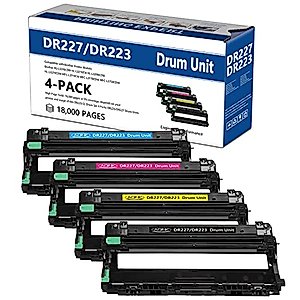 AQINK Compatible Drum Unit Replacement for Brother DR223 DR223CL DR223 CL DR227 Drum Unit Fits for Brother HL-L3210CW HL-L3230CDW HL-L3290CDW HL-L3270CDW MFC-L3770CDW MFC-L3710CW MFC-L3750CDW (BCMY)