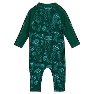 SwimZip Boys' Long-Sleeve UPF 50+ Swimsuit for Baby, Toddler, & Little Boys