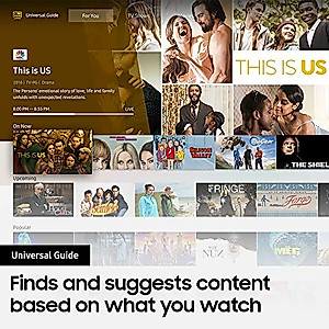 SAMSUNG QN32Q50RAFXZA Flat 32" QLED 4K 32Q50 Series Smart TV2019 (Renewed)