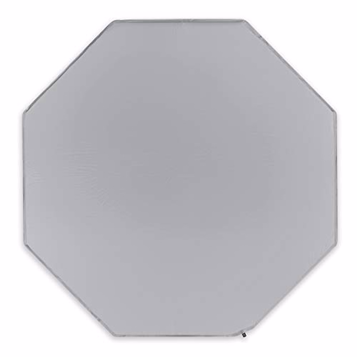 Minnebaby 8 Panel Playpen Mattress Compatible with Regalo Extra Large Play Yard, Self Inflating Octagon Playard Mat, Comfortable and Portable Pad with Carry Bag - Grey