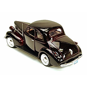 1939 Chevy Coupe, Burgundy - Motormax 73247 -1/24 Scale Diecast Model Toy Car for unisex children