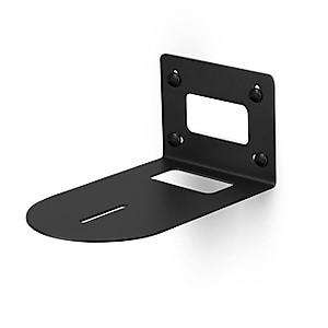 PTZ Camera Wall Mount Bracket Compatible with HuddleCam, Sony, AVIPAS, SMTAV, FOMAKO, PRISUAL & More, Universal Holder Shelf, by Brainwavz (Black)