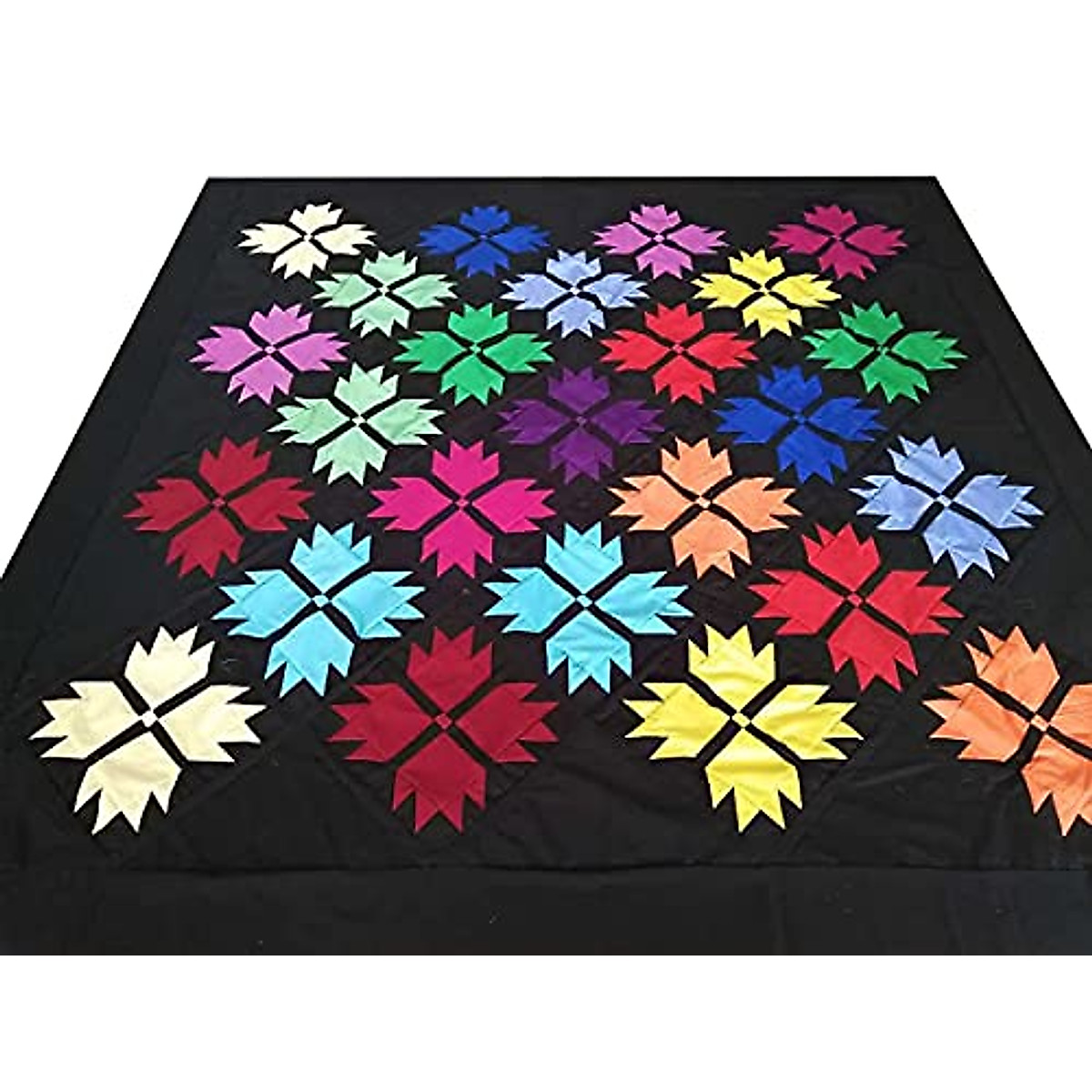 50 PCS 8" x 8" Precut Multi-Colors Cotton Fabric Squares Fabric Bundles for Sewing & Quilting Beginners