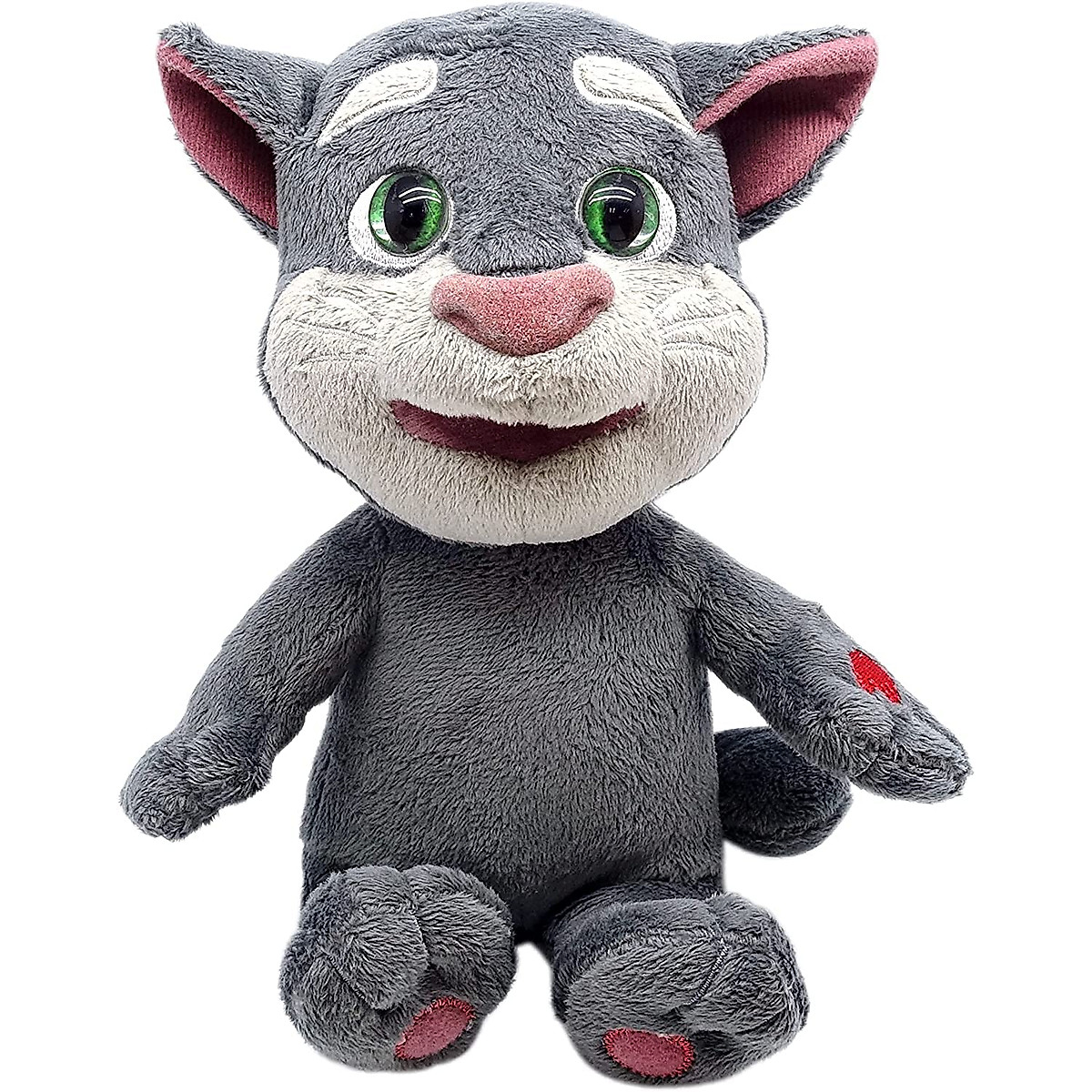 Official Talking Tom & Friends 10 Inch Tom Plush Toy with Interactive Talkback & App Sounds Features | an Original, Fun & Educational Cuddle Toy for Baby & Kids
