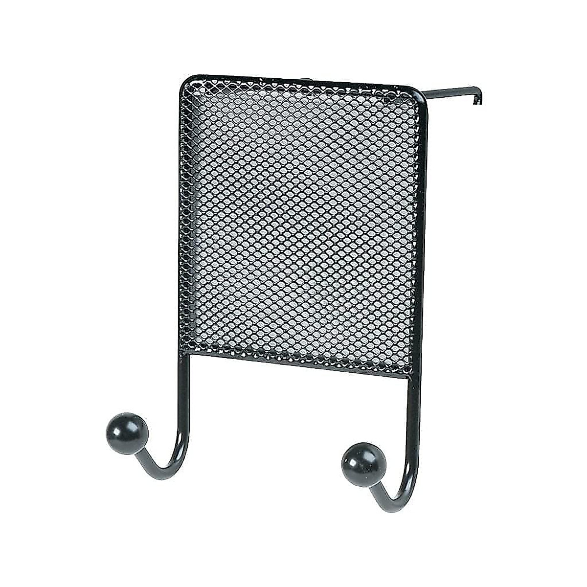 Fellowes Mesh Partition Additions Double Coat Hook, Black (75903)