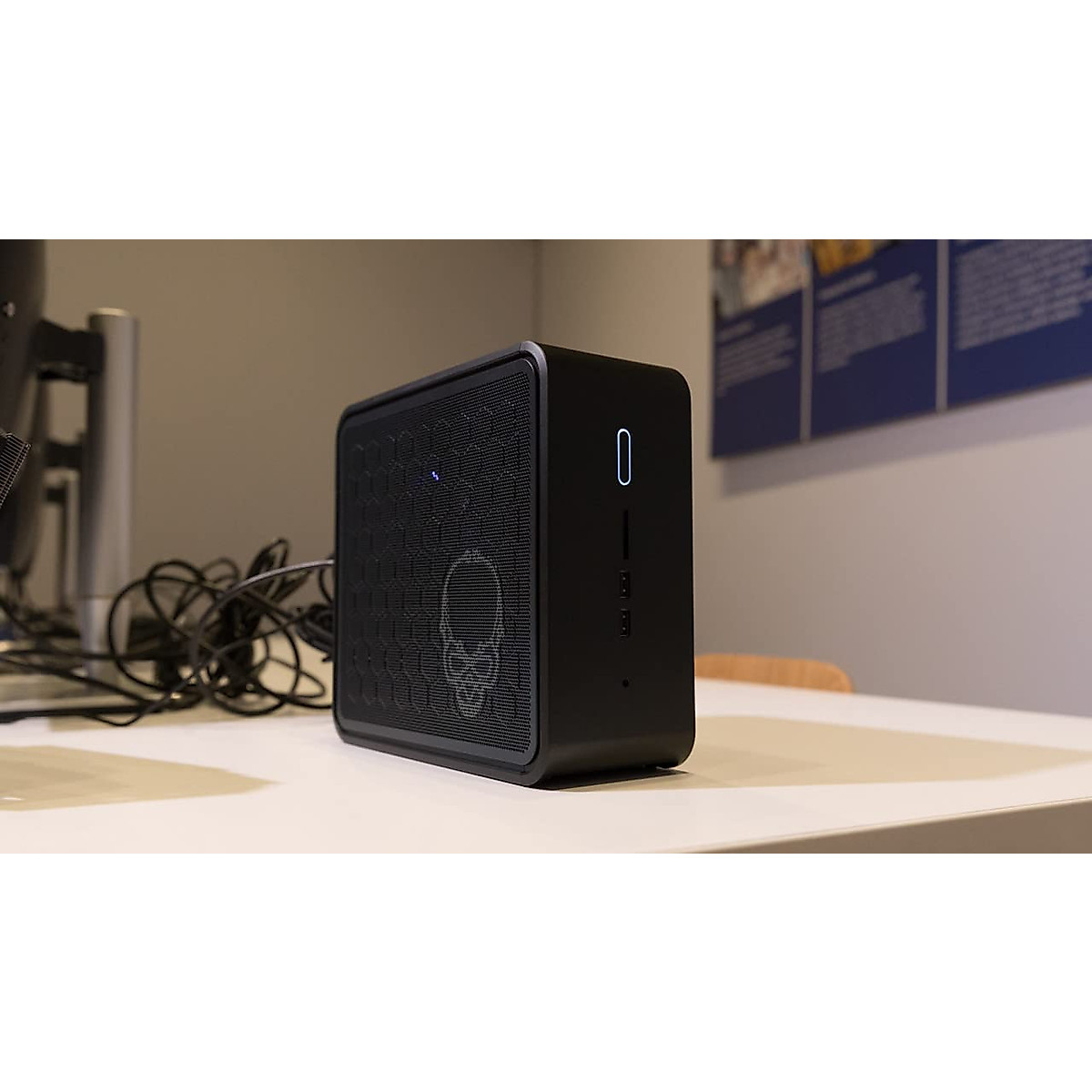 Newest Intel NUC 9 NUC9i7QNX Ghost Skull Canyon Extreme Gaming Box Elite Mini Business Desktop (Intel 6-Core i7-9750H, 32GB RAM, 1TB PCIe SSD) 2 x Thunderbolt, WiFi 6, HDMI, Windows 10 Pro, IST Cable